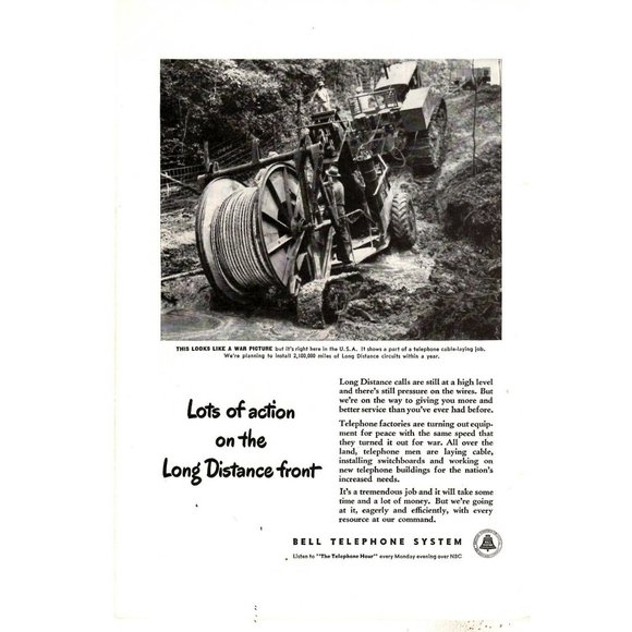 Bell Telephone System | Wall Decor | 946 Bell Telephone System Print Ad ...
